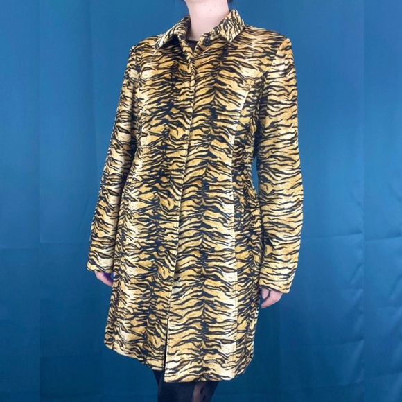 Guess | Jackets & Coats | Vintage Tiger Print Coat | Poshmark